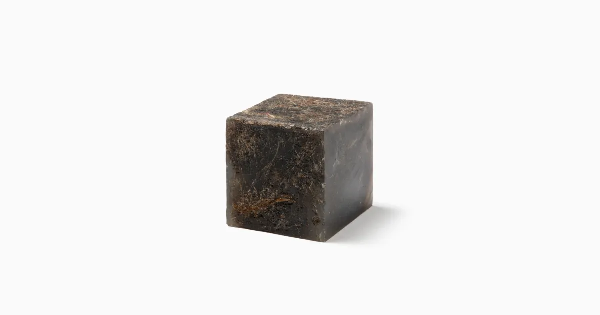 Resin Human Hair Cube (buffed) - Institute of Making