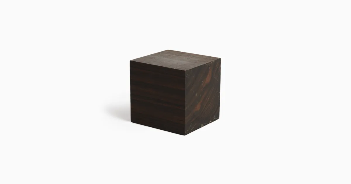 Tropical Hardwood Cube - Institute of Making