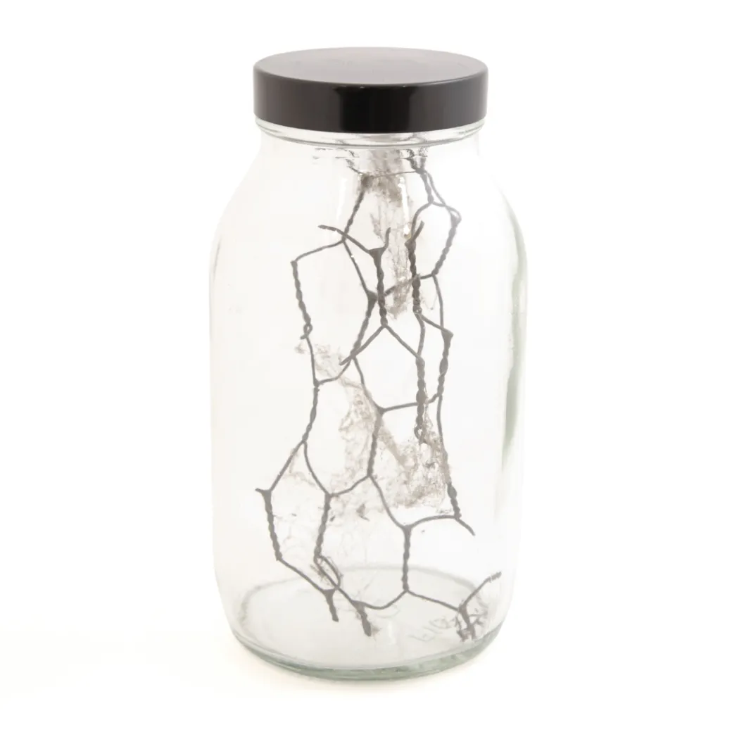 Synthetic Cobweb (on chicken wire) - Institute of Making