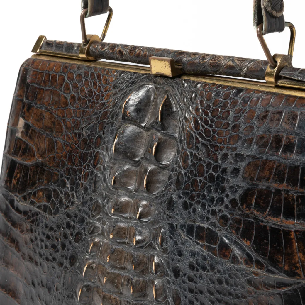 Alligator Leather Handbag - Institute of Making