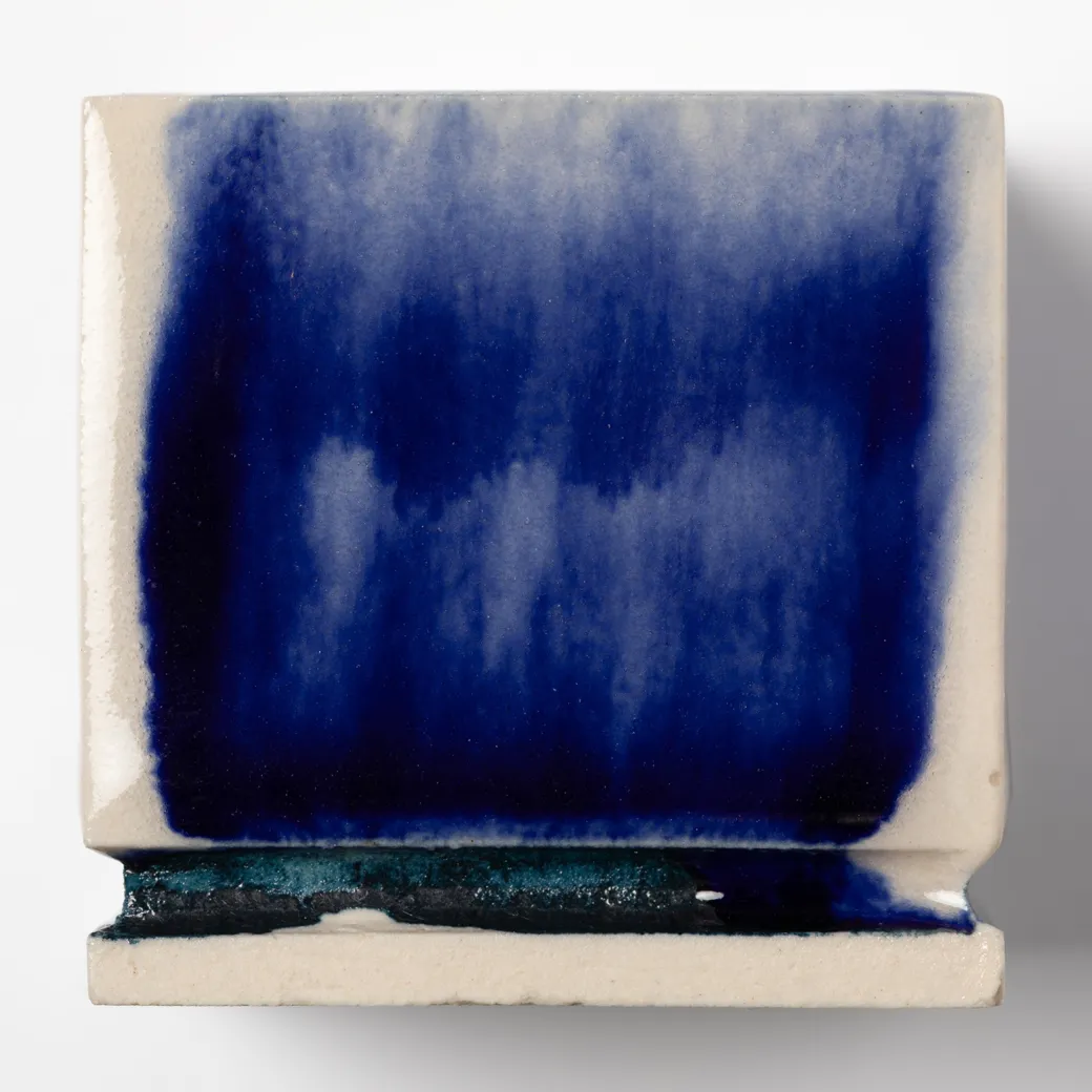 Cobalt Rare Earth Glazed Cube (dark blue) - Institute of Making
