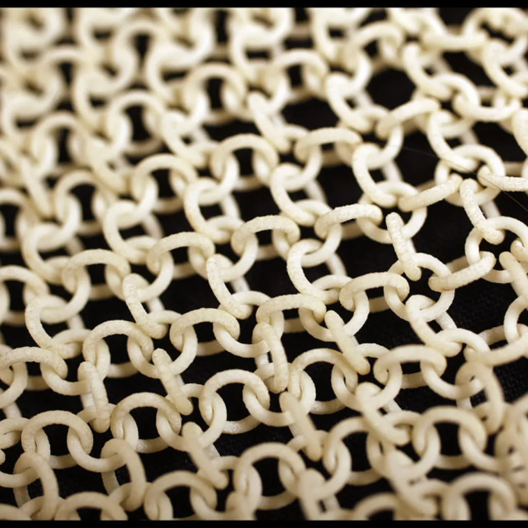 3D Printed Nylon Chainmail - Institute of Making