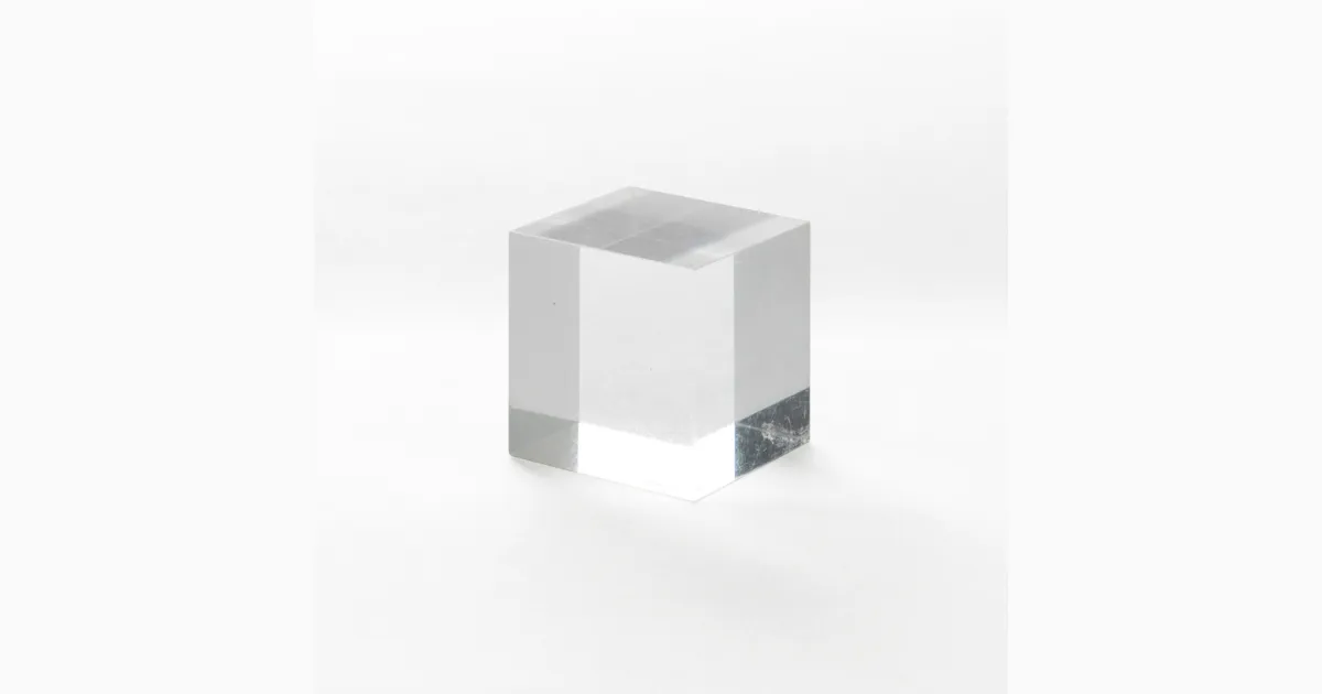 Acrylic Cube (solid) - Institute of Making